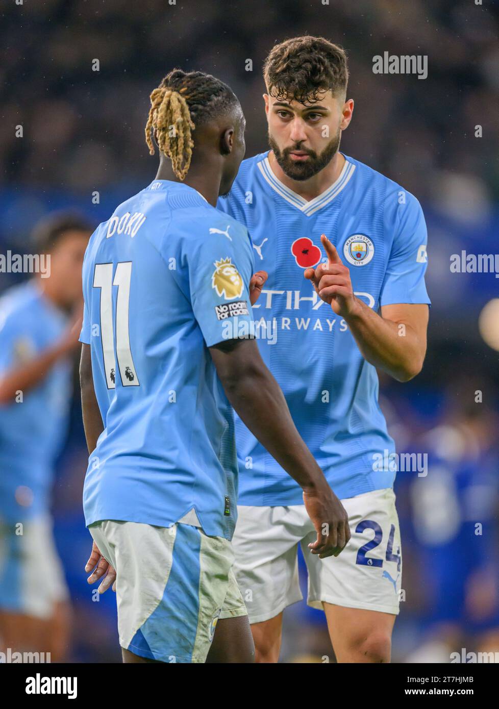 London, UK. 12 Nov 2023 - Chelsea v Manchester City - Premier League ...