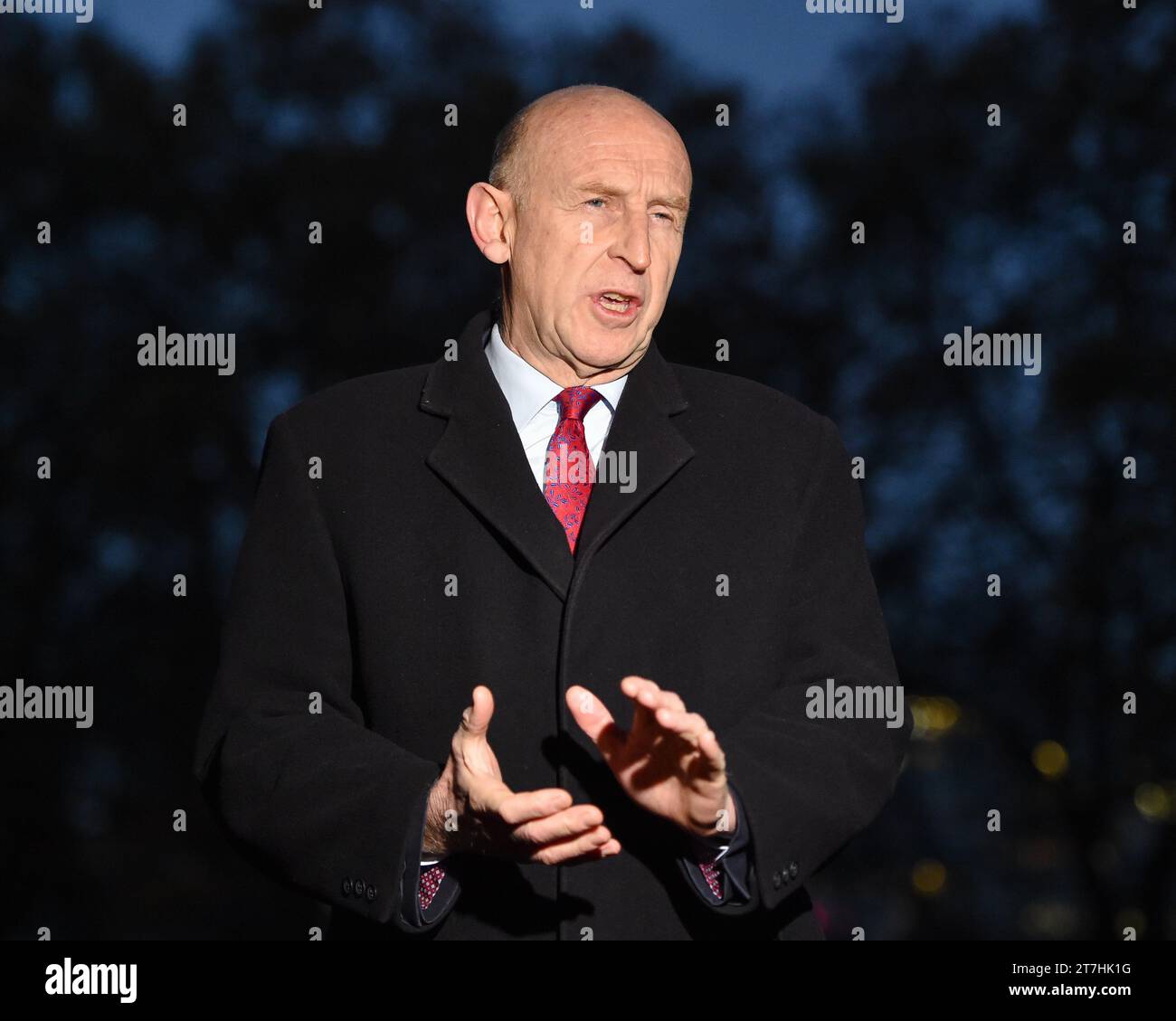 London, England, UK. 16th Nov, 2023. Shadow Defense Secretary JOHN ...