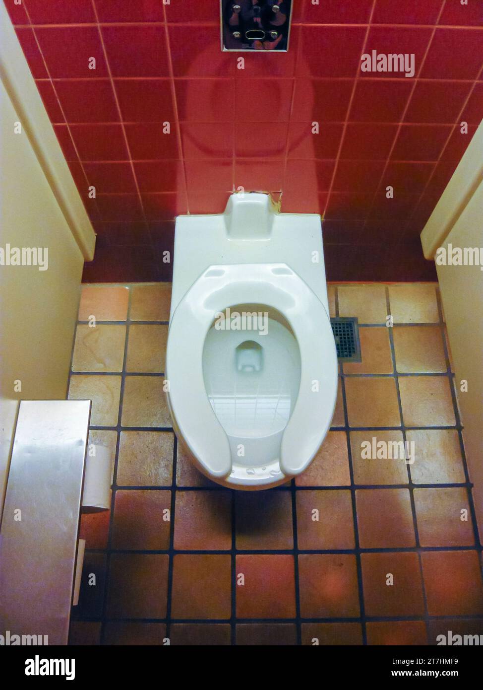 Toilet inside a restaurant in America Stock Photo - Alamy