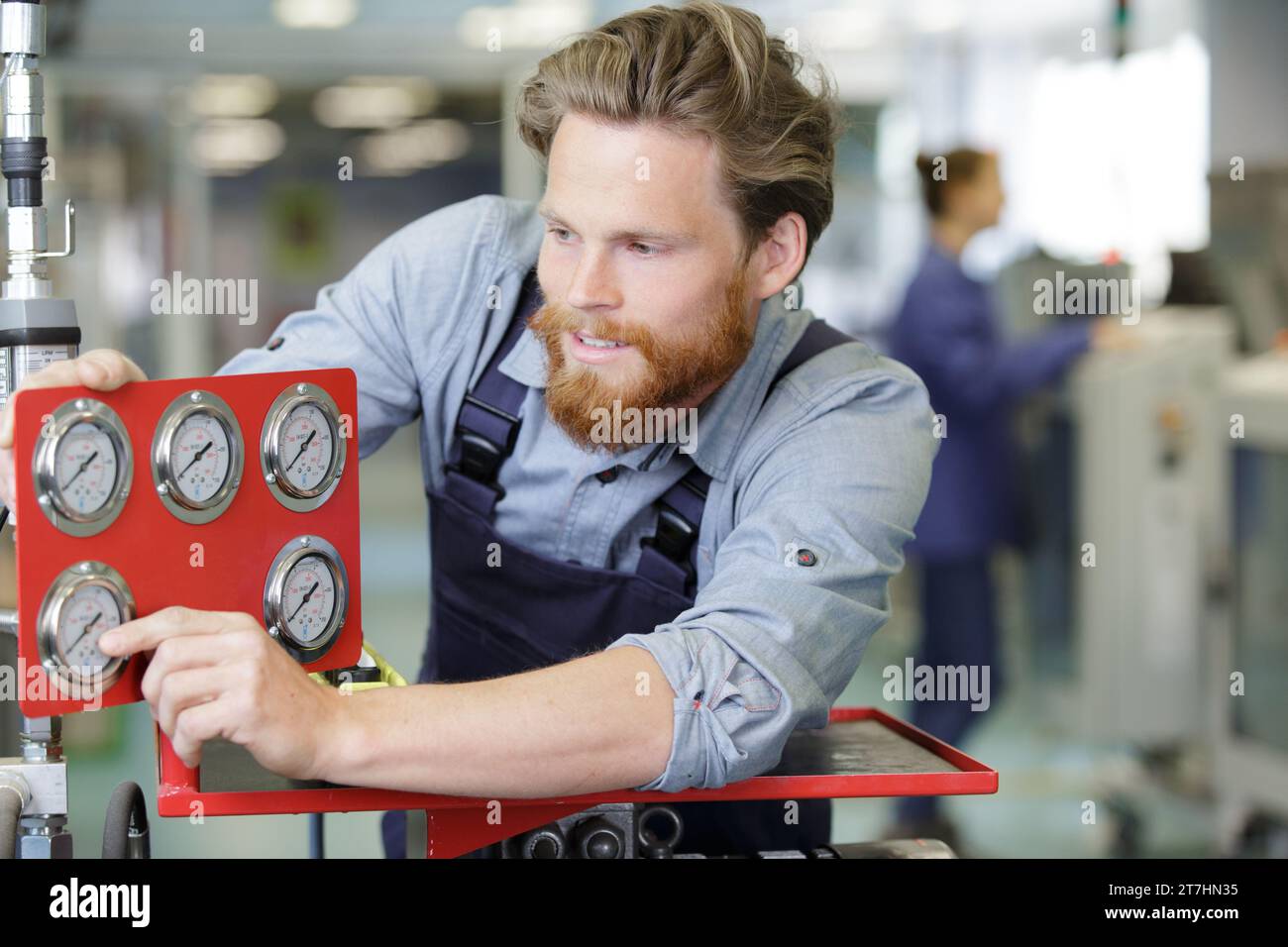 Automated valves hi-res stock photography and images - Alamy