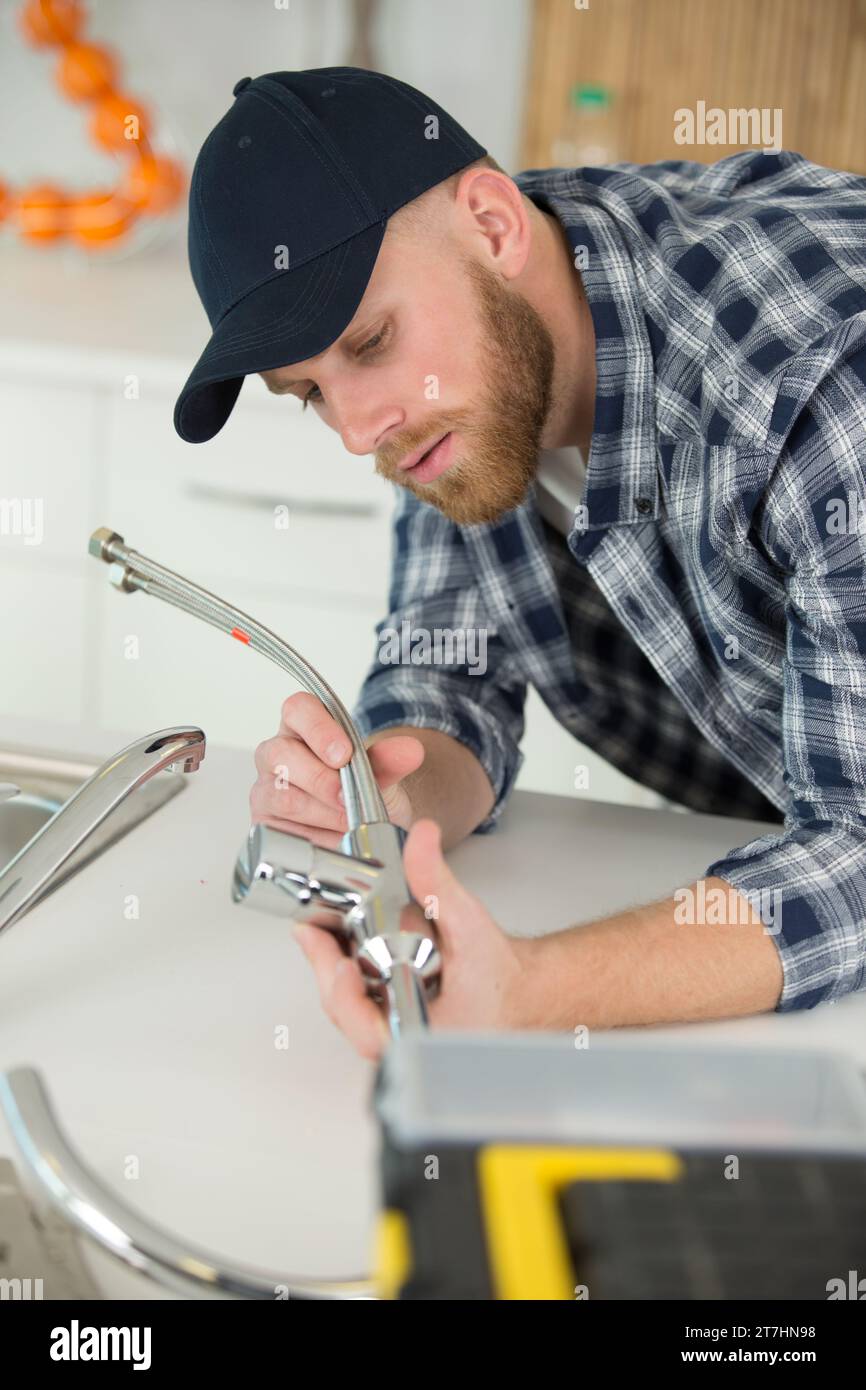 Kitchen pipework hi-res stock photography and images - Alamy