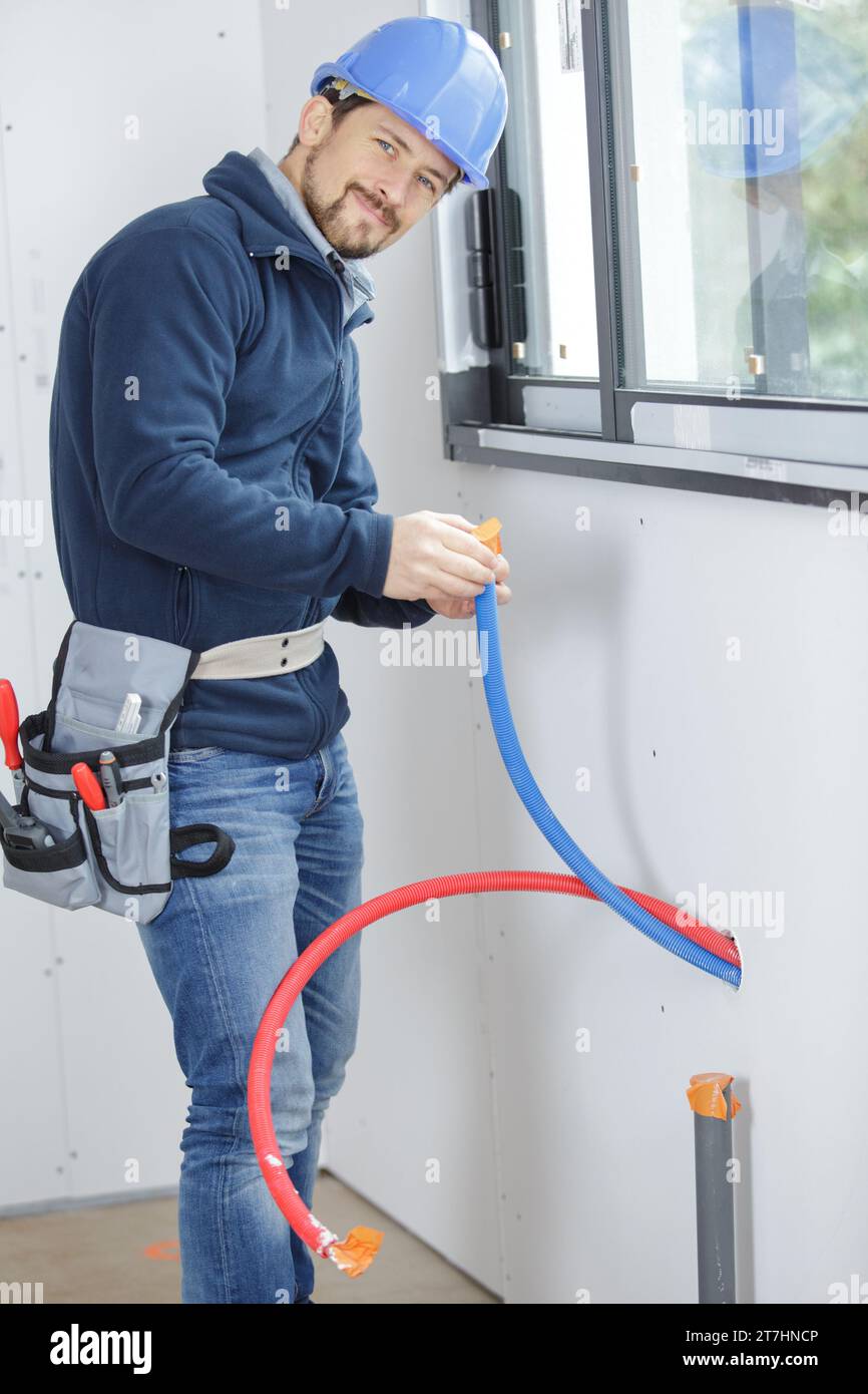 Pipework installation hi-res stock photography and images - Alamy