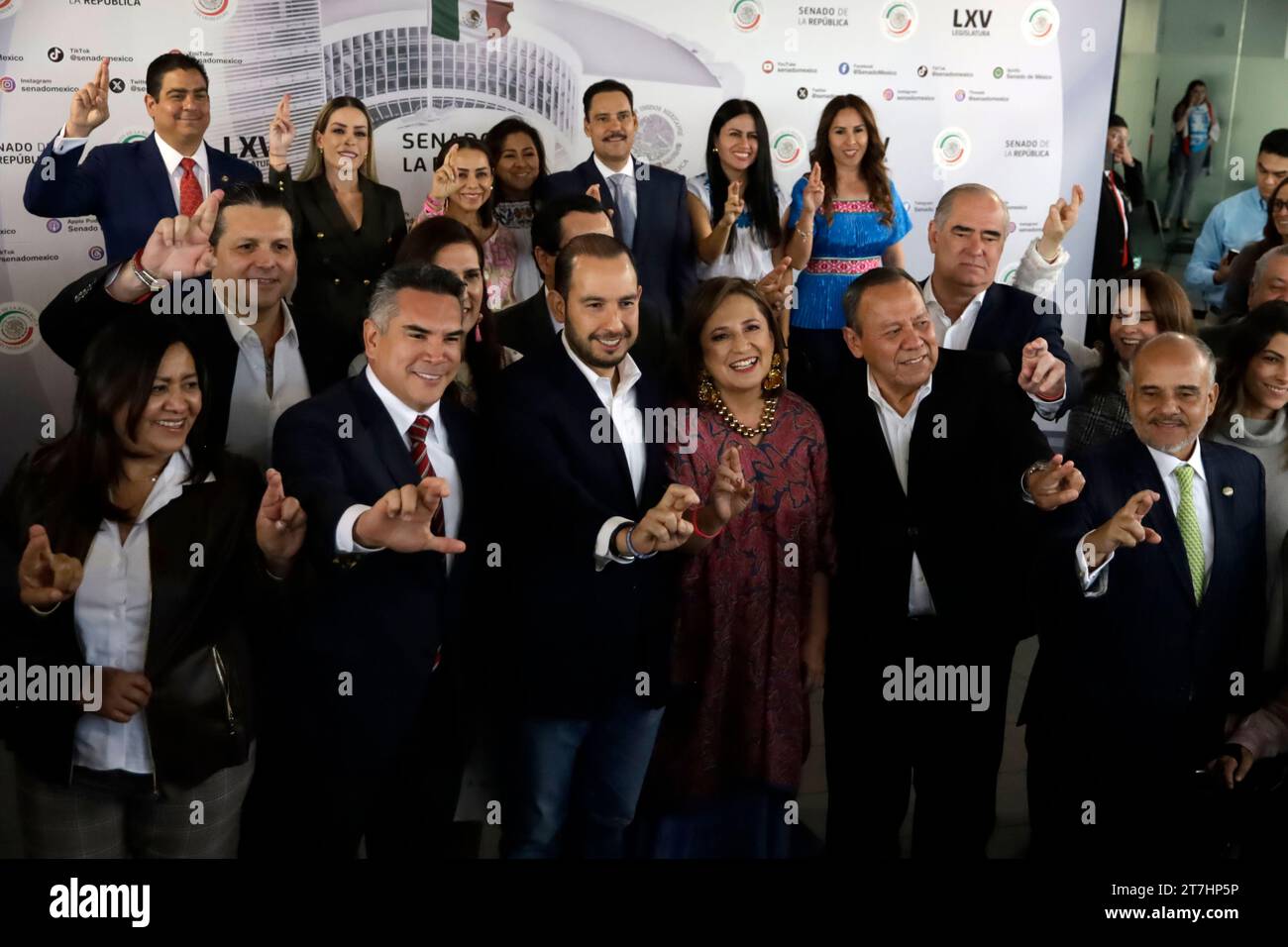 Non Exclusive: November 15, 2023, Mexico City, Mexico: The senator and ...