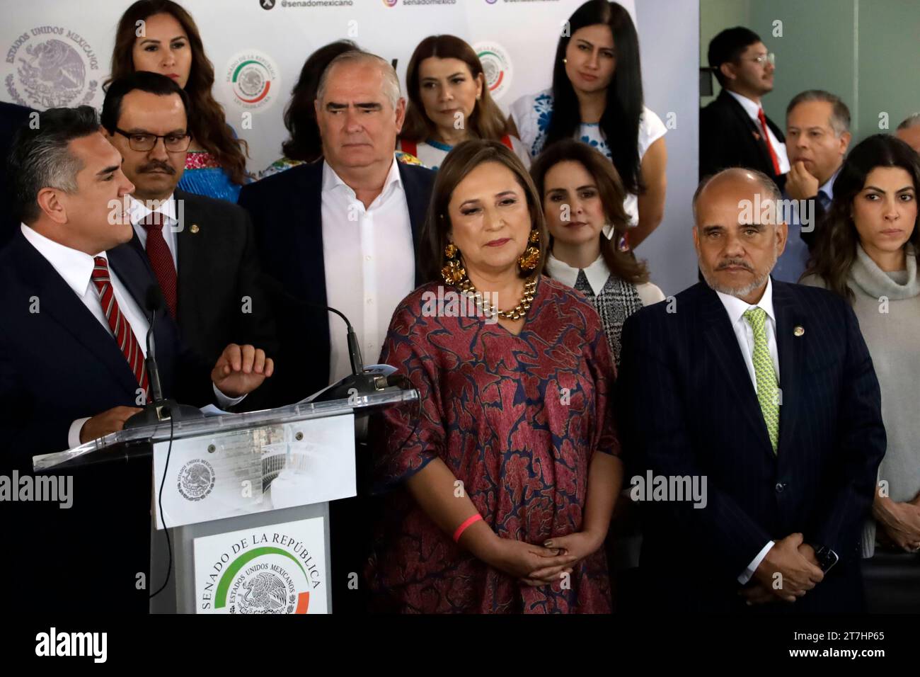 Non Exclusive: November 15, 2023, Mexico City, Mexico: The senator and ...