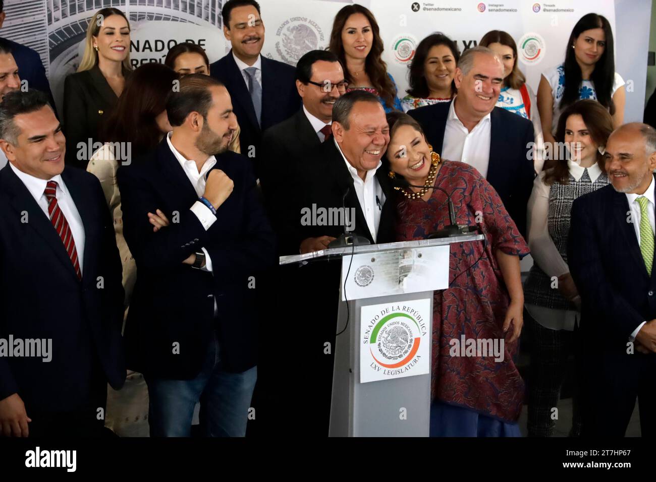 Non Exclusive: November 15, 2023, Mexico City, Mexico: The senator and ...