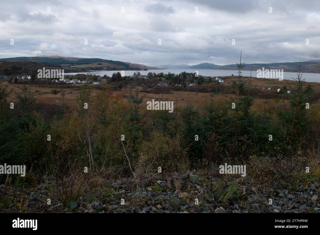 Salen and the Sound of Mull, Scotland Stock Photo - Alamy