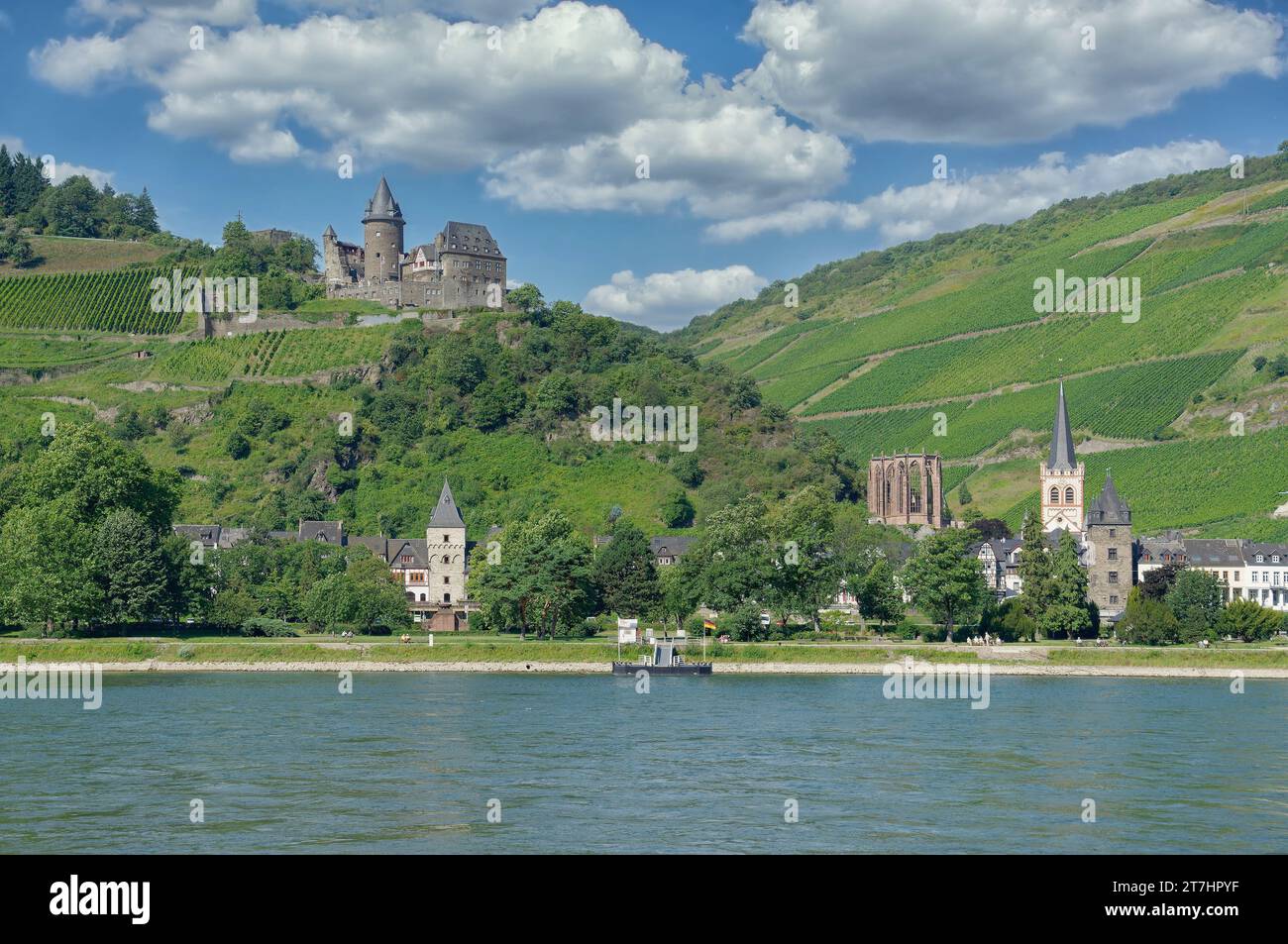 famous Wine Village of Bacharach,Rhine River,Germany Stock Photo - Alamy