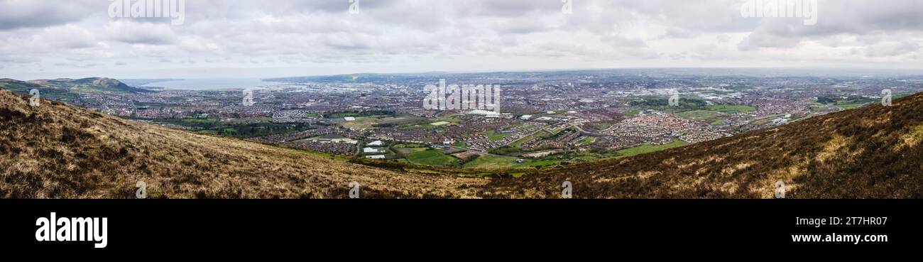 Belfast from black mountain hi-res stock photography and images - Alamy