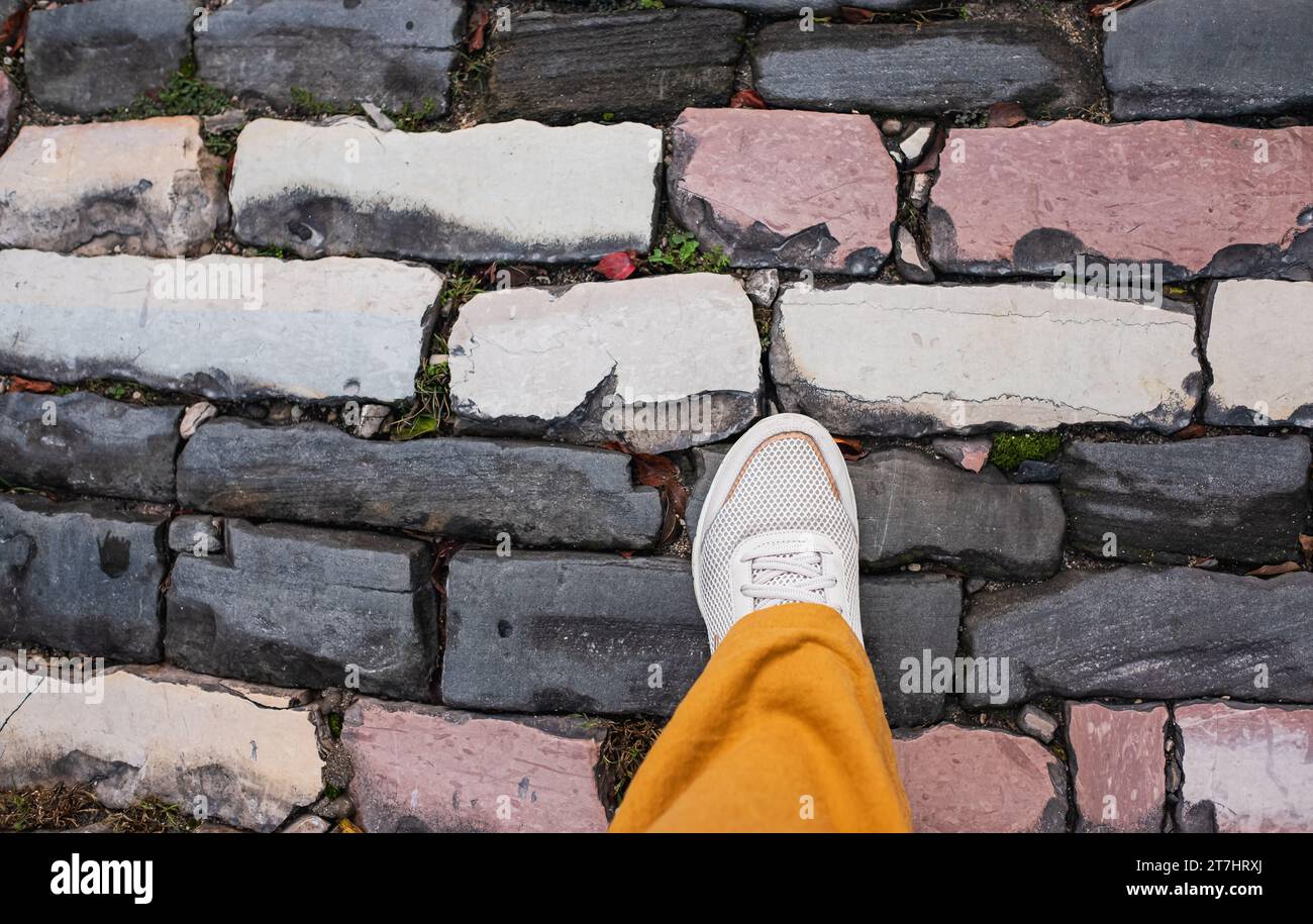 Legs walking house hi-res stock photography and images - Alamy