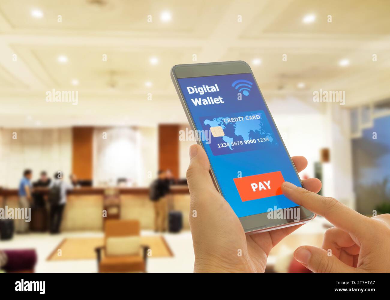 Digital wallet pay goods hi-res stock photography and images - Alamy