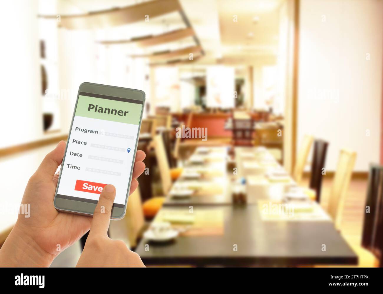 Personal phone calls planner in restaurants, appointments, notes ...