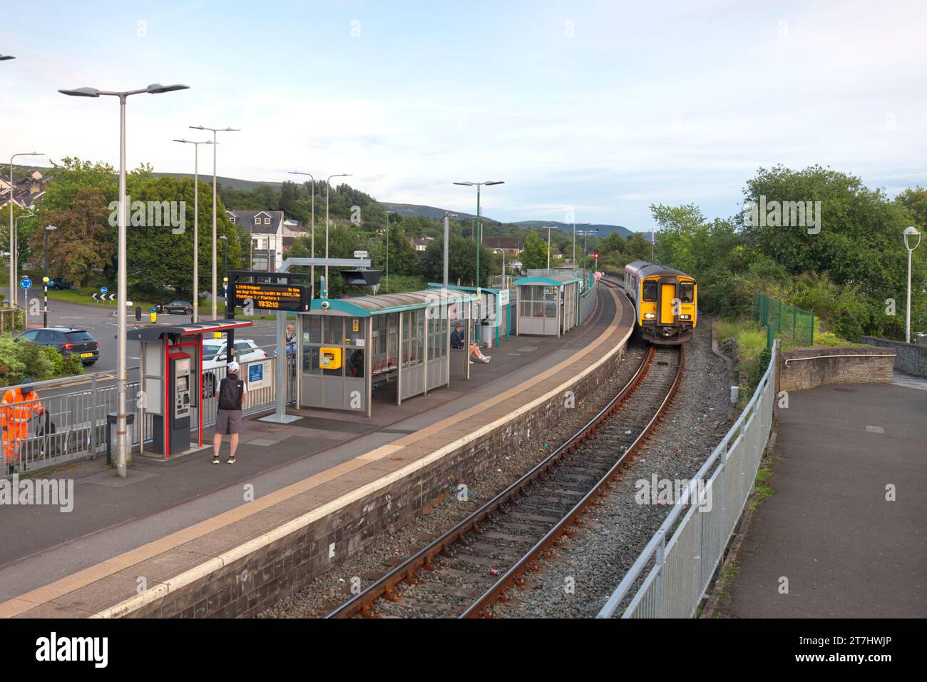 Merthyr tydfil rail station hi-res stock photography and images - Alamy