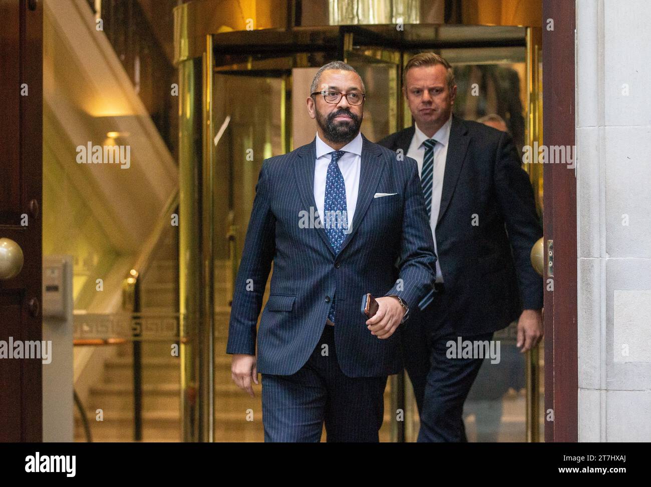 London, England, UK. 16th Nov, 2023. Home Secretary JAMES CLEVERLY is ...