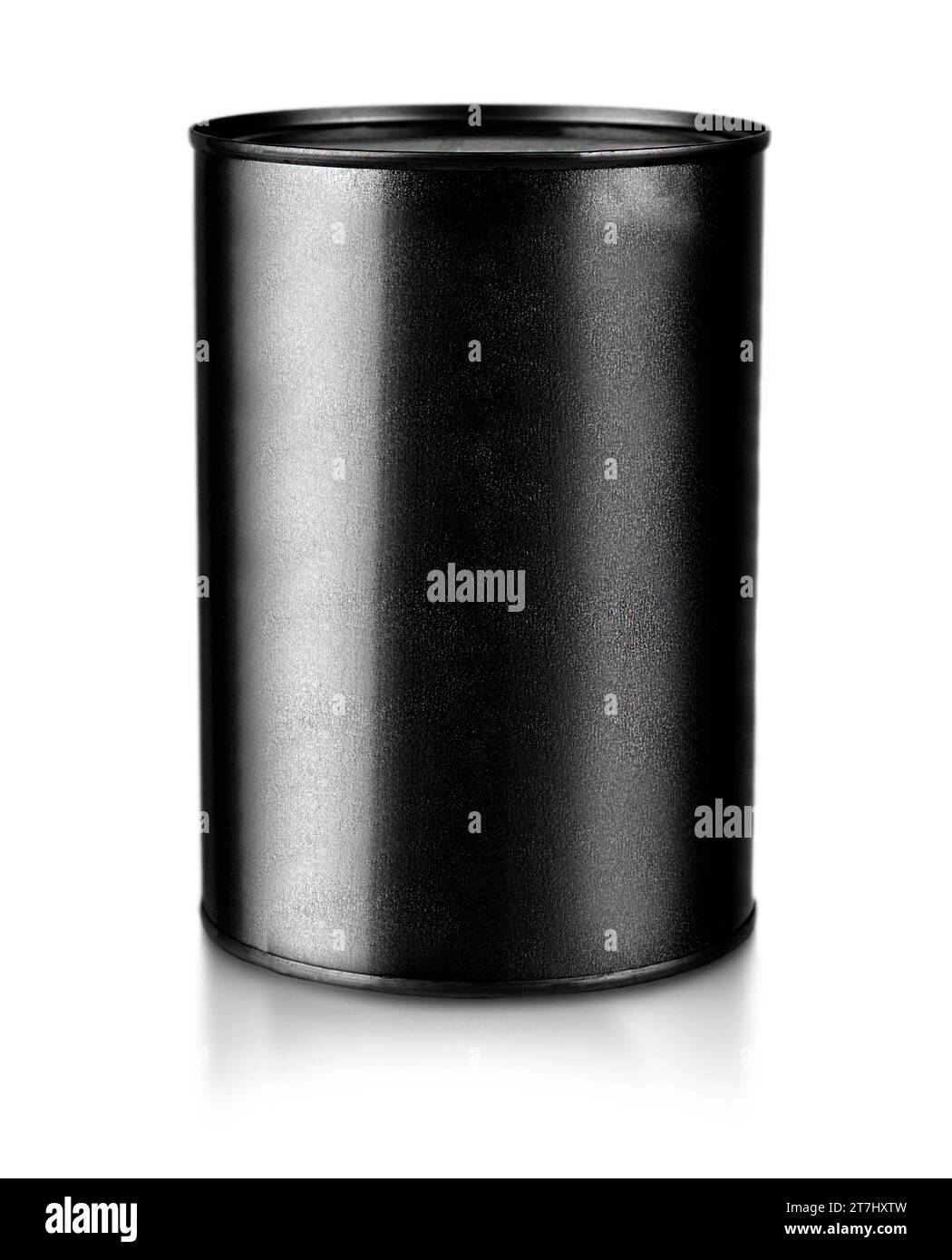 The black metal closed pot isolated on white background Stock Photo - Alamy