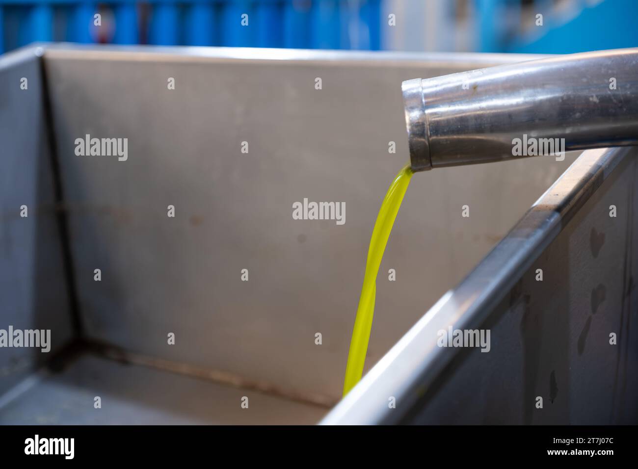 Pouring fresh oil funnel olive hi-res stock photography and images - Alamy