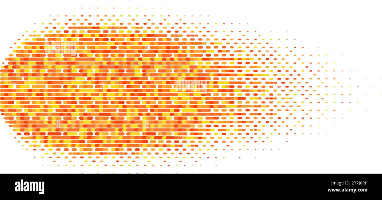 Abstract fire oval with motion blur and texture of lines. Image of a ...