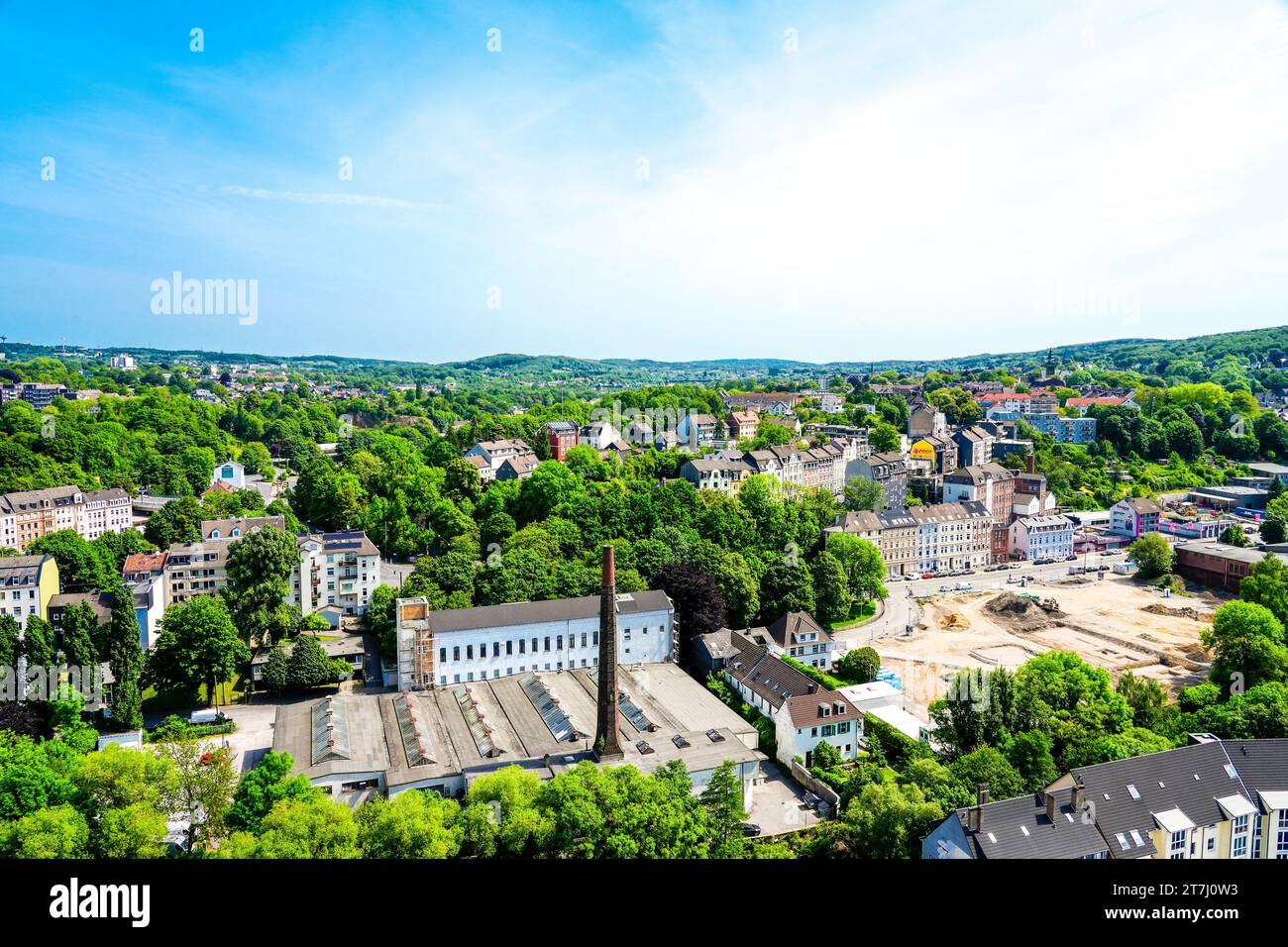 View of the city of Wuppertal Stock Photo - Alamy