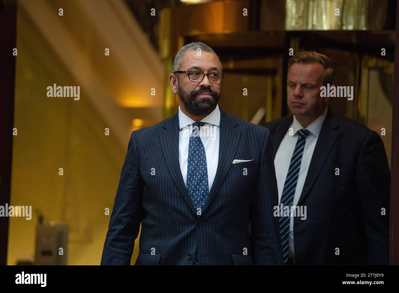 London, England, UK. 16th Nov, 2023. Home Secretary JAMES CLEVERLY is ...