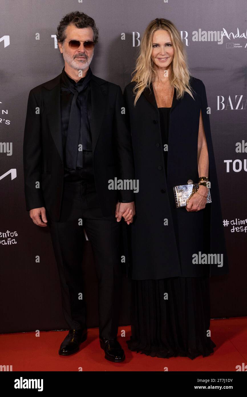 Madrid, Spain. 15th Nov, 2023. Doyle Bramhall II and Elle Macpherson attend the Harper's Bazaar ...