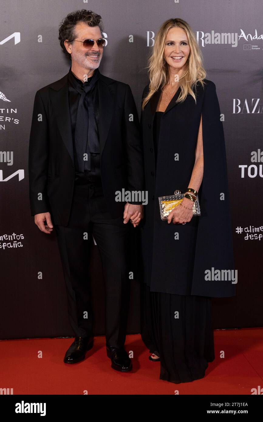 Madrid, Spain. 15th Nov, 2023. Doyle Bramhall II and Elle Macpherson attend the Harper's Bazaar ...