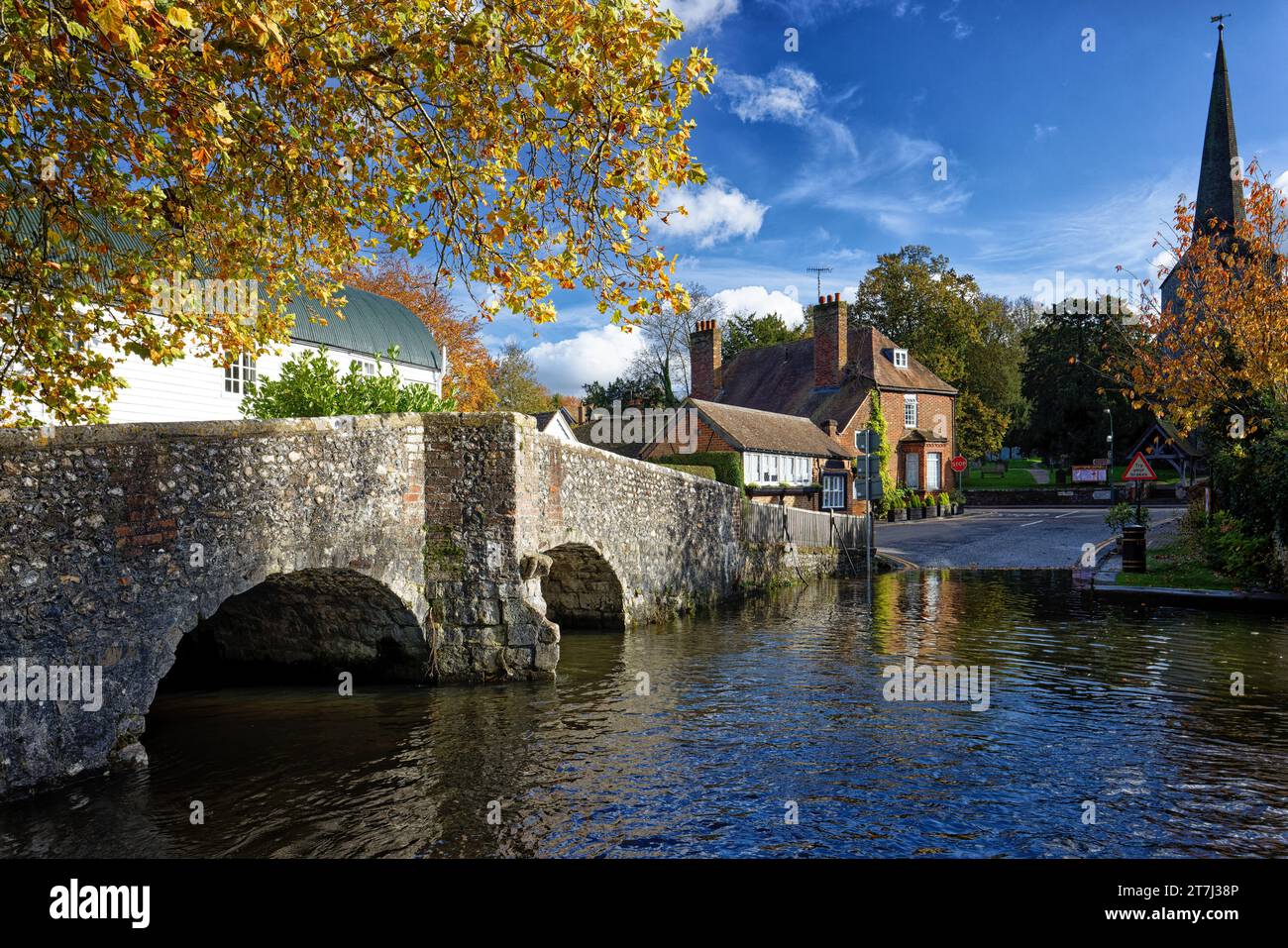 Eynsford village in Kent England UK Stock Photo - Alamy