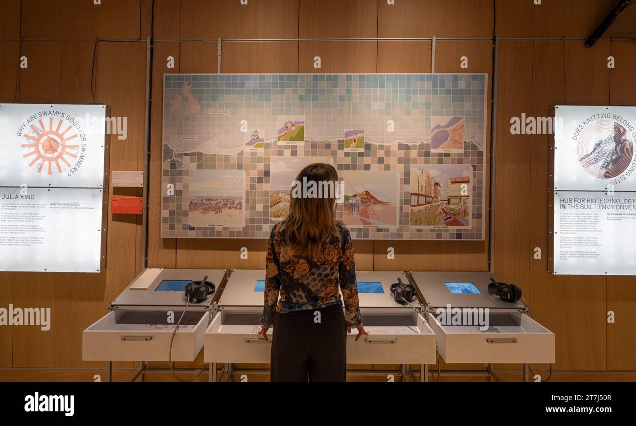 London, UK. 16th Nov, 2023. The Design Museum showcases Future ...