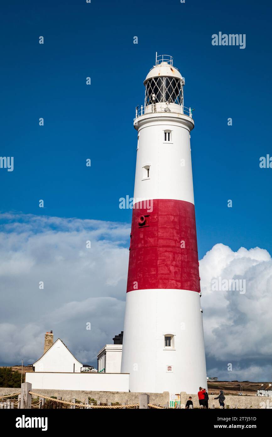 Portland Lighthouse, Portland Bill, Dorset, England, UK: 41-metre-tall ...