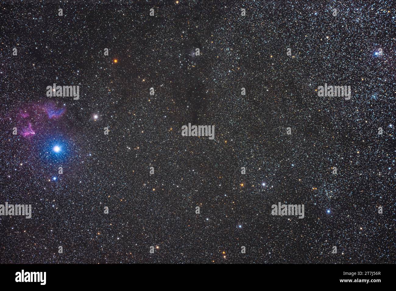 This is the field near the bright star Gamma Cassiopeiae, or Navi, at ...