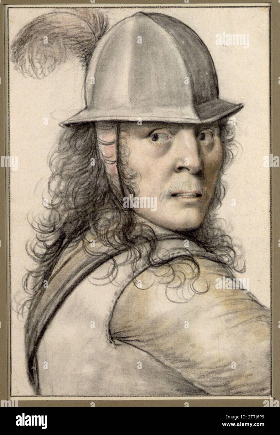 Nicolas Lagneau Warrior head with a helmet and pen and ring collar bust ...