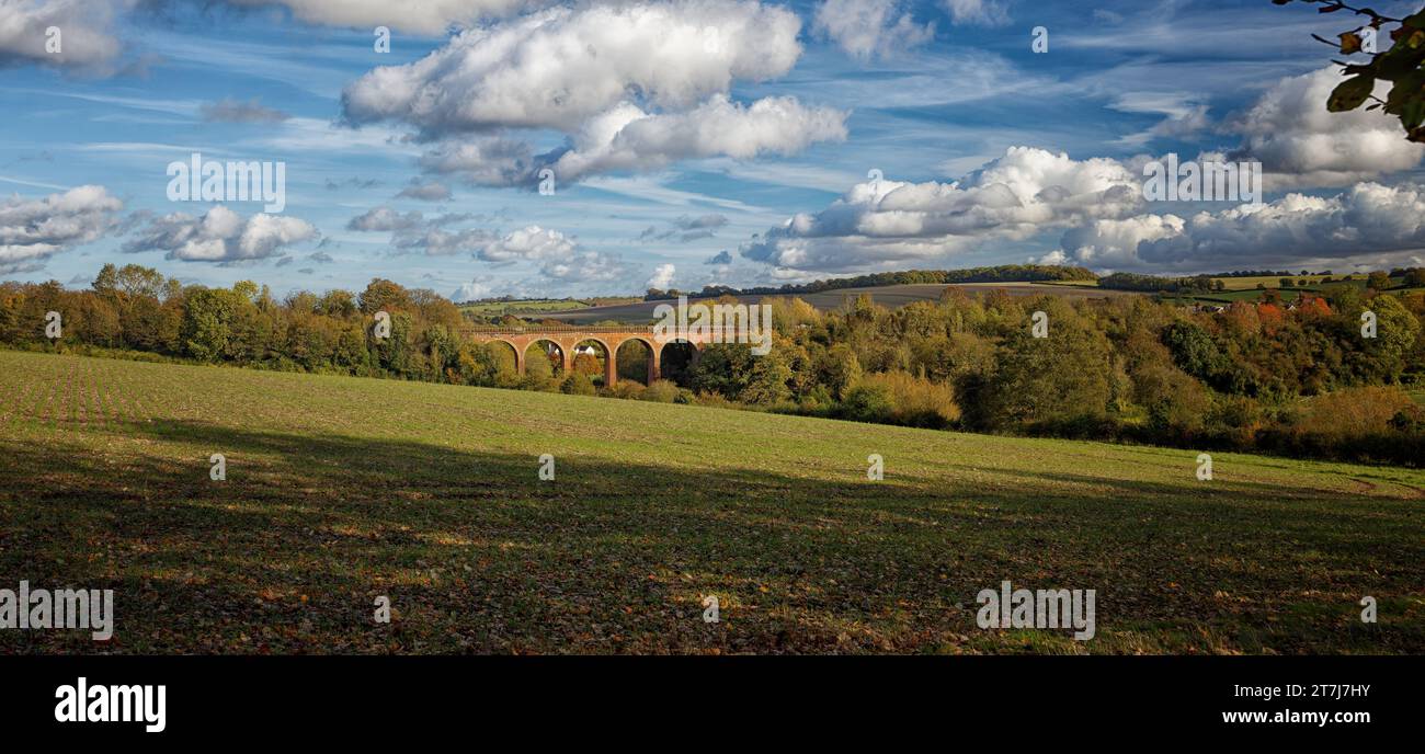 Darent Valley viaduct Kent England UK Stock Photo - Alamy
