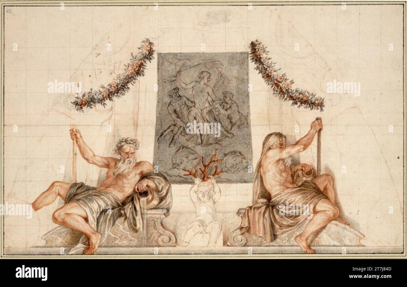 Bernard Picart Triumph of the amphitrite (drawing according to Eustache ...