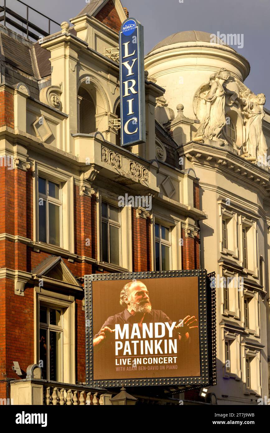 London, UK. "Mandy Patinkin Live in Concert" at the Lyric Theatre in ...