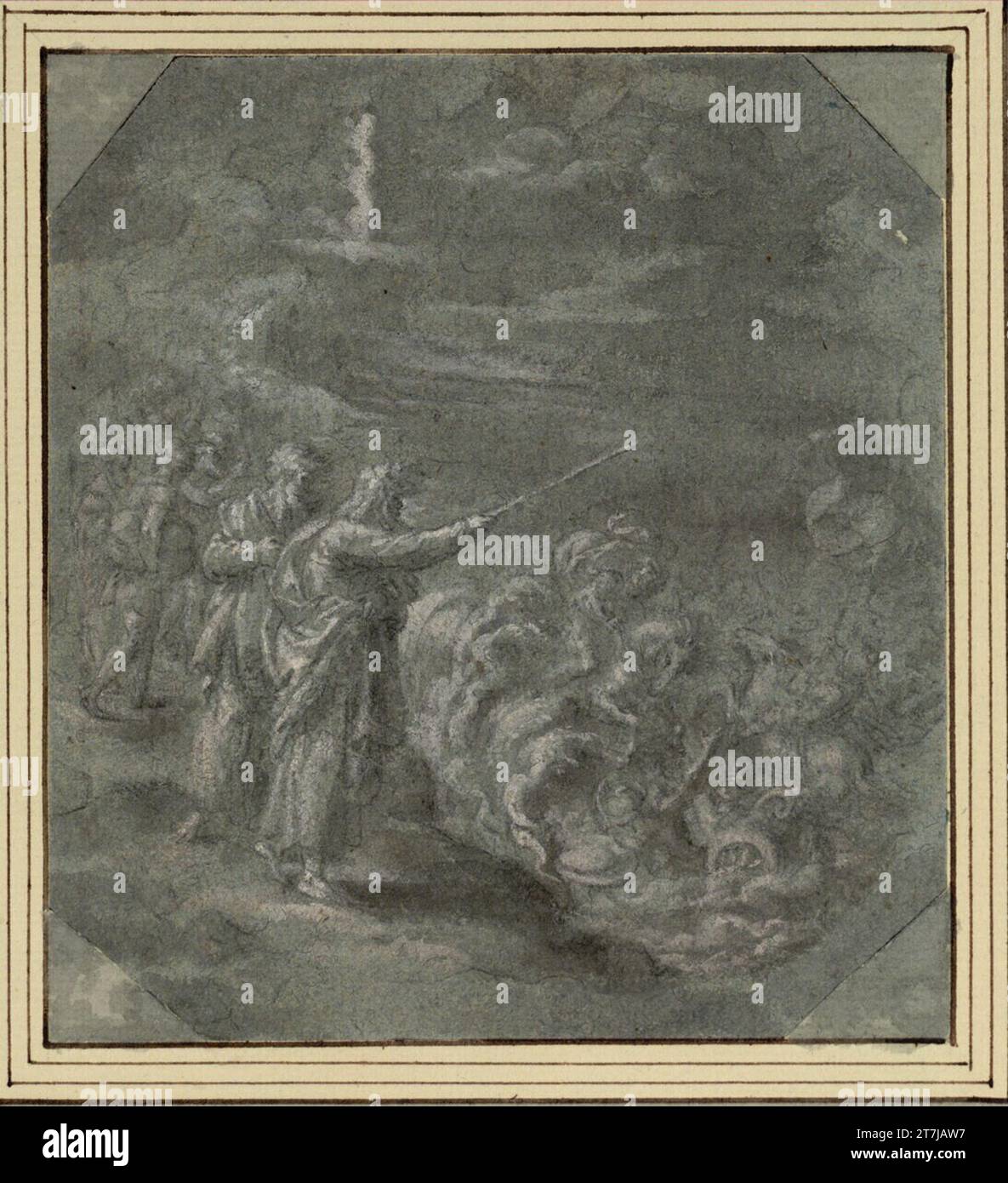 Black white illustration moses hi-res stock photography and images - Alamy