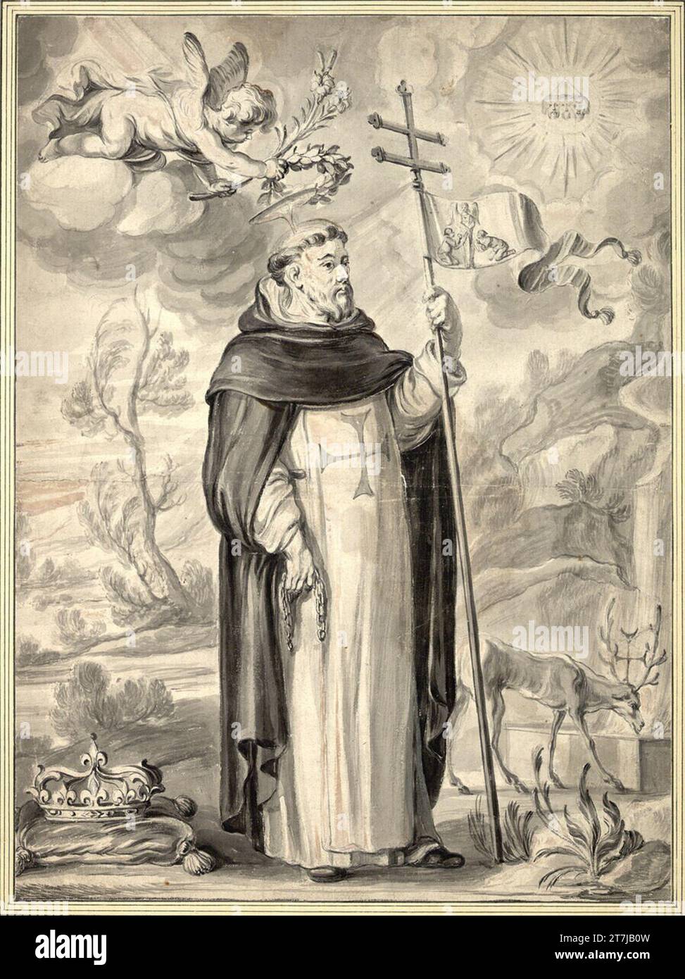 Abraham van Diepenbeeck The St. Johannes von Matha, founder of the ...