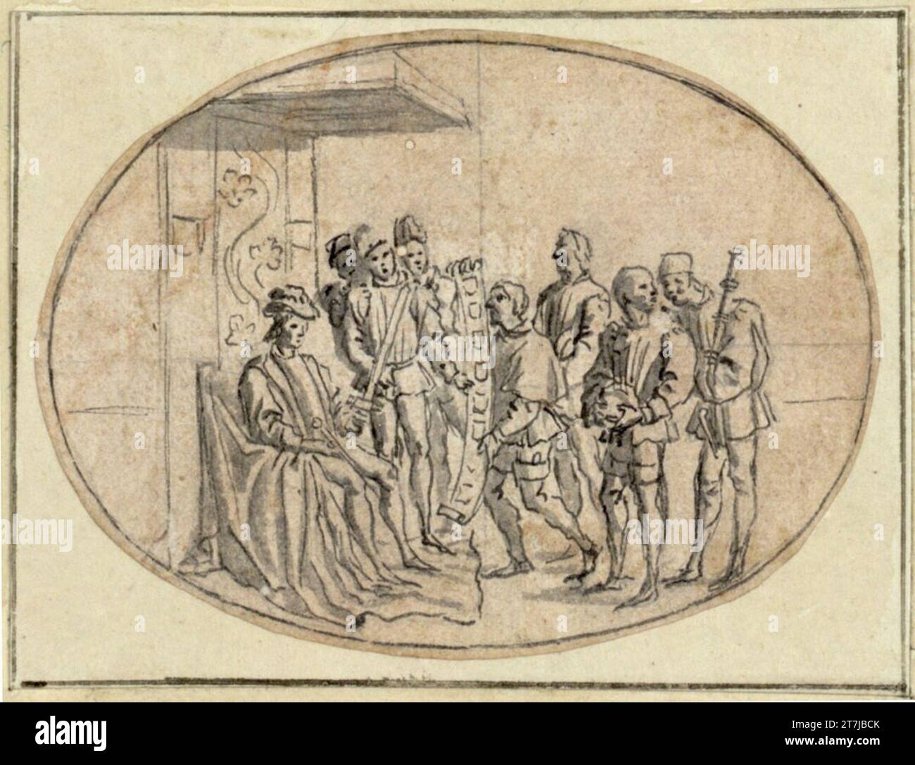 François Chauveau The coat of arms of the participants at the ...