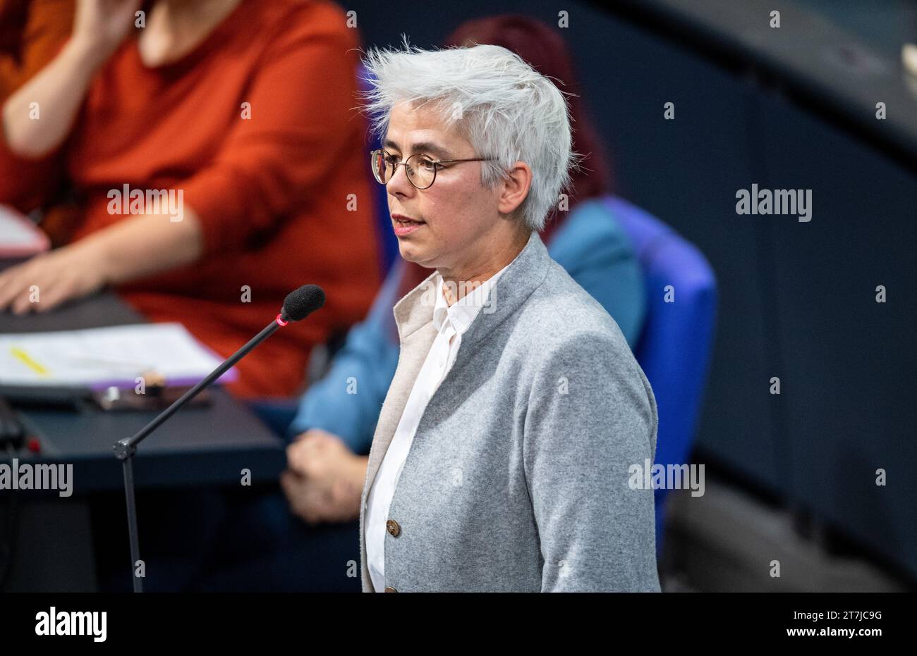 Berlin, Germany. 16th Nov, 2023. Ulle Schauws (Bündnis 90/Die Grünen ...
