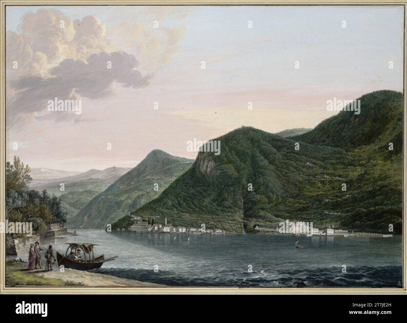 Giosafatto Alfieri Back UD Perlasca Mit Der Villa Tanzi Am Lago di Como ...