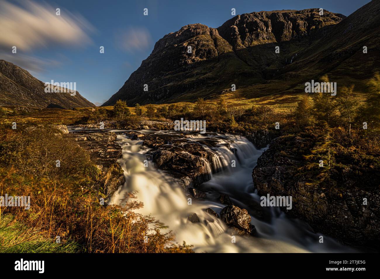 Clachaig Falls, Glencoe, Scotland Stock Photo - Alamy