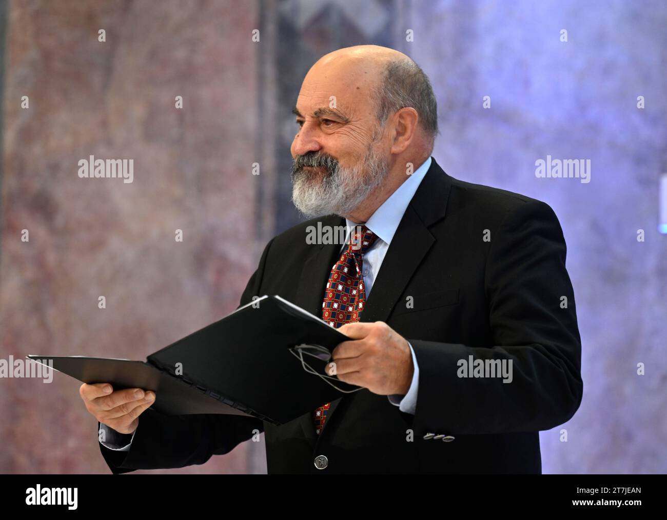 Prague, Czech Republic. 16th Nov, 2023. Czech priest and philosopher ...