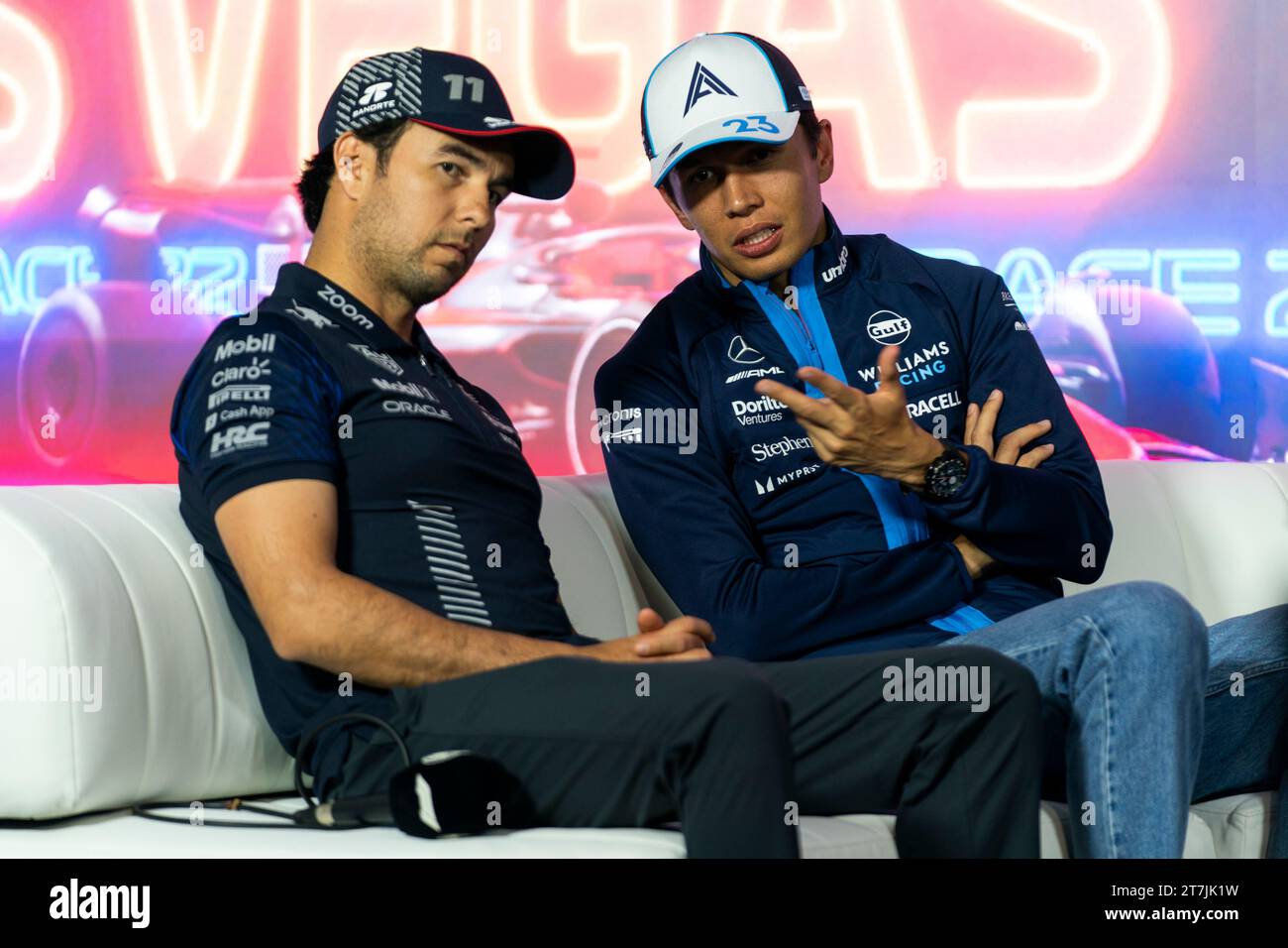 Las Vegas, United States. 15th Nov, 2023. Mexican Formula One driver ...