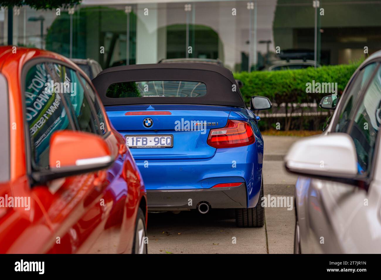 Melbourne, Australia - Brand new BMW cars at the dealership Stock Photo ...