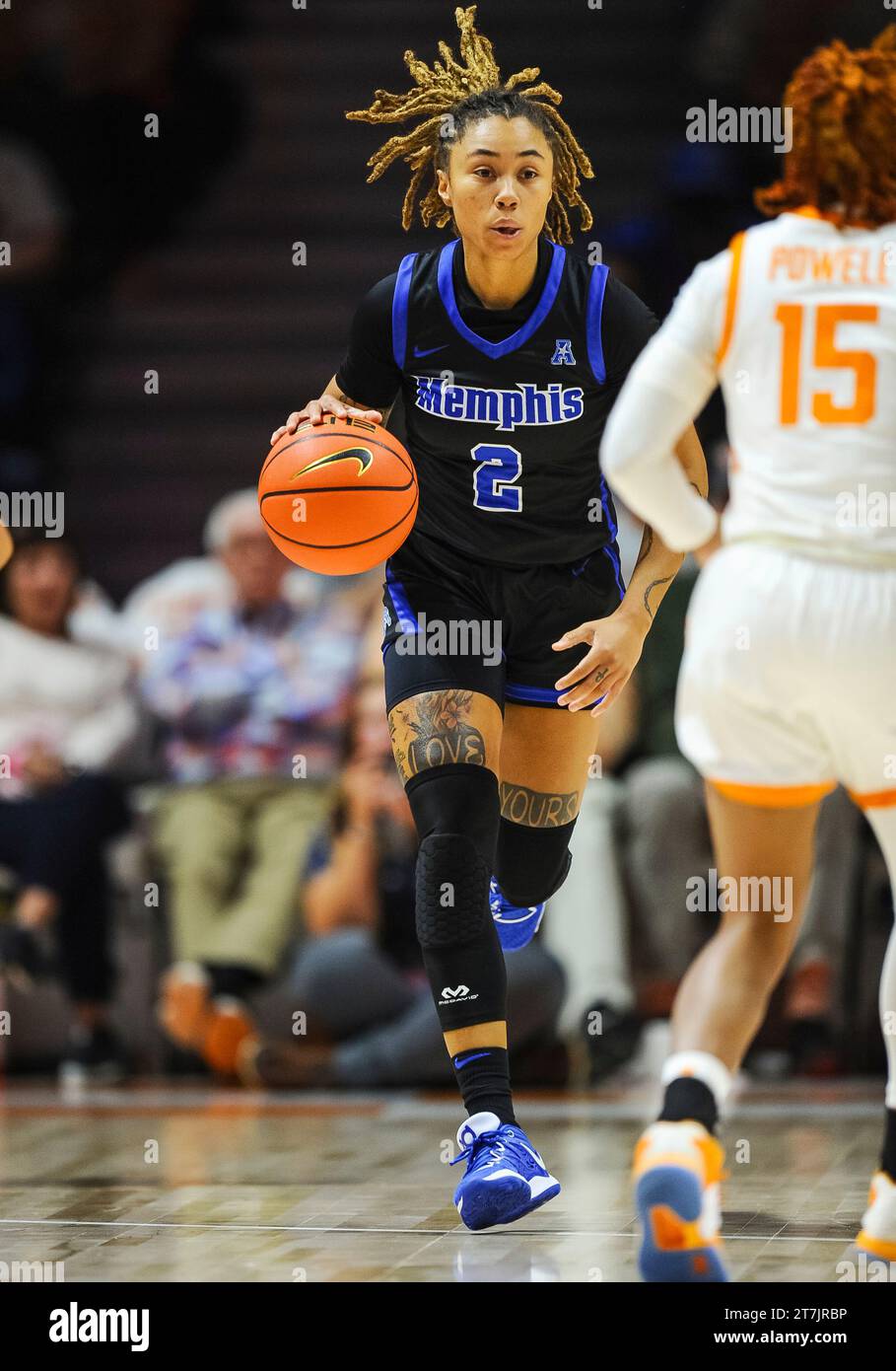 KNOXVILLE, TN - NOVEMBER 13: Memphis Tigers guard Madison Griggs (2 ...
