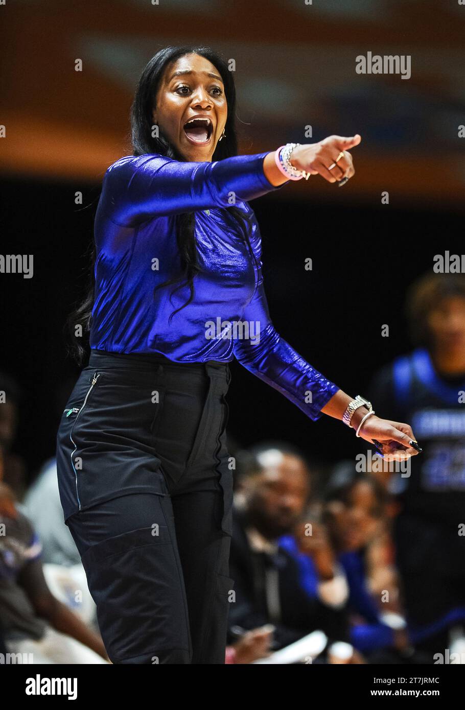 KNOXVILLE, TN - NOVEMBER 13: Memphis Tigers head coach Alex Simmons ...