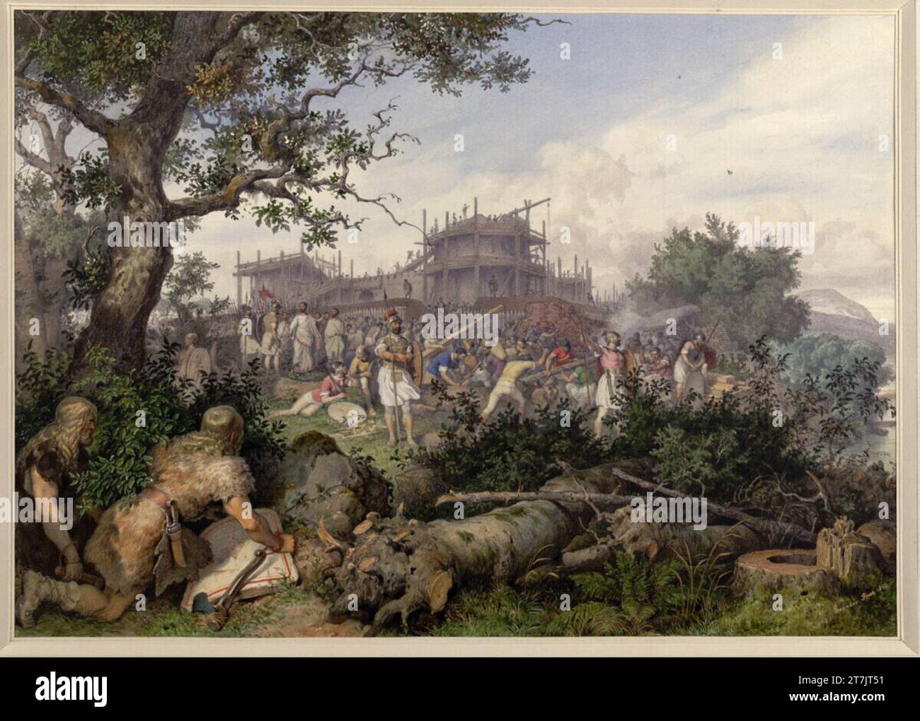 Leander Russ Under the emperor Tiberius, the Romans built the Castra ...