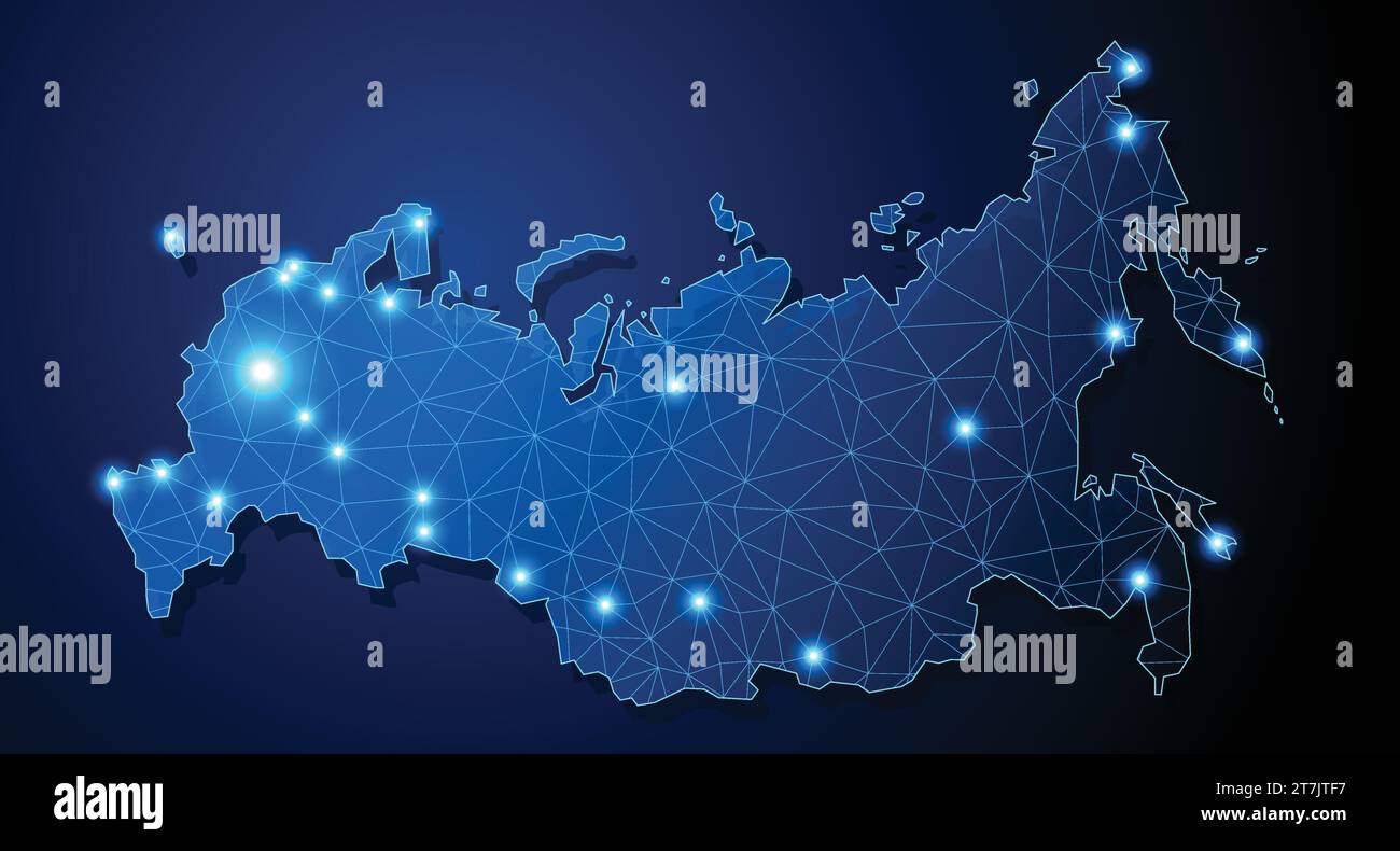 Russia political map cities hi-res stock photography and images - Alamy