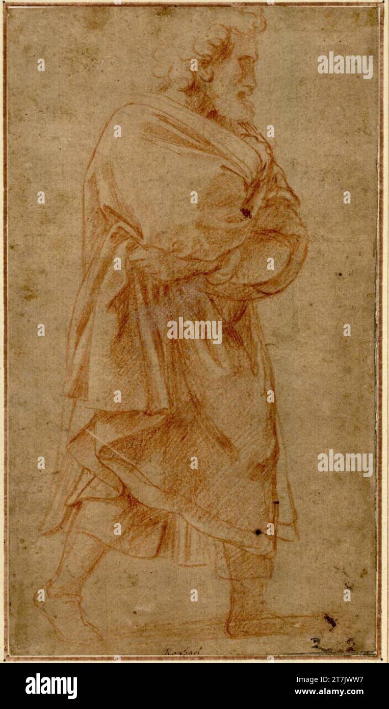 Raffaello Santi Saint Josef stride to the right (study for the "Madonna ...