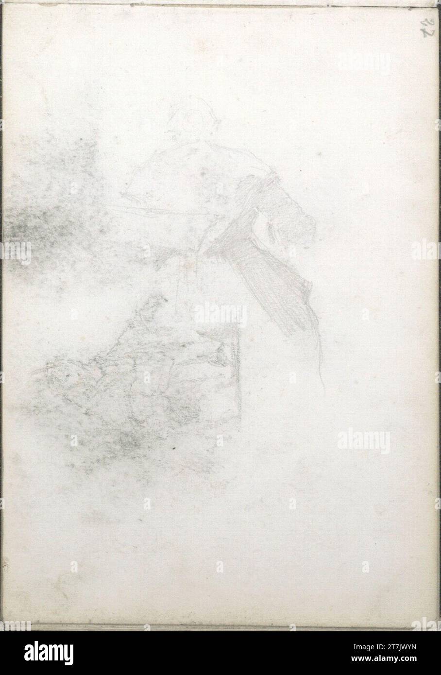 Wilhelm Maria Hubertus Leibl turned 90 ° to the right: hint of a female ...