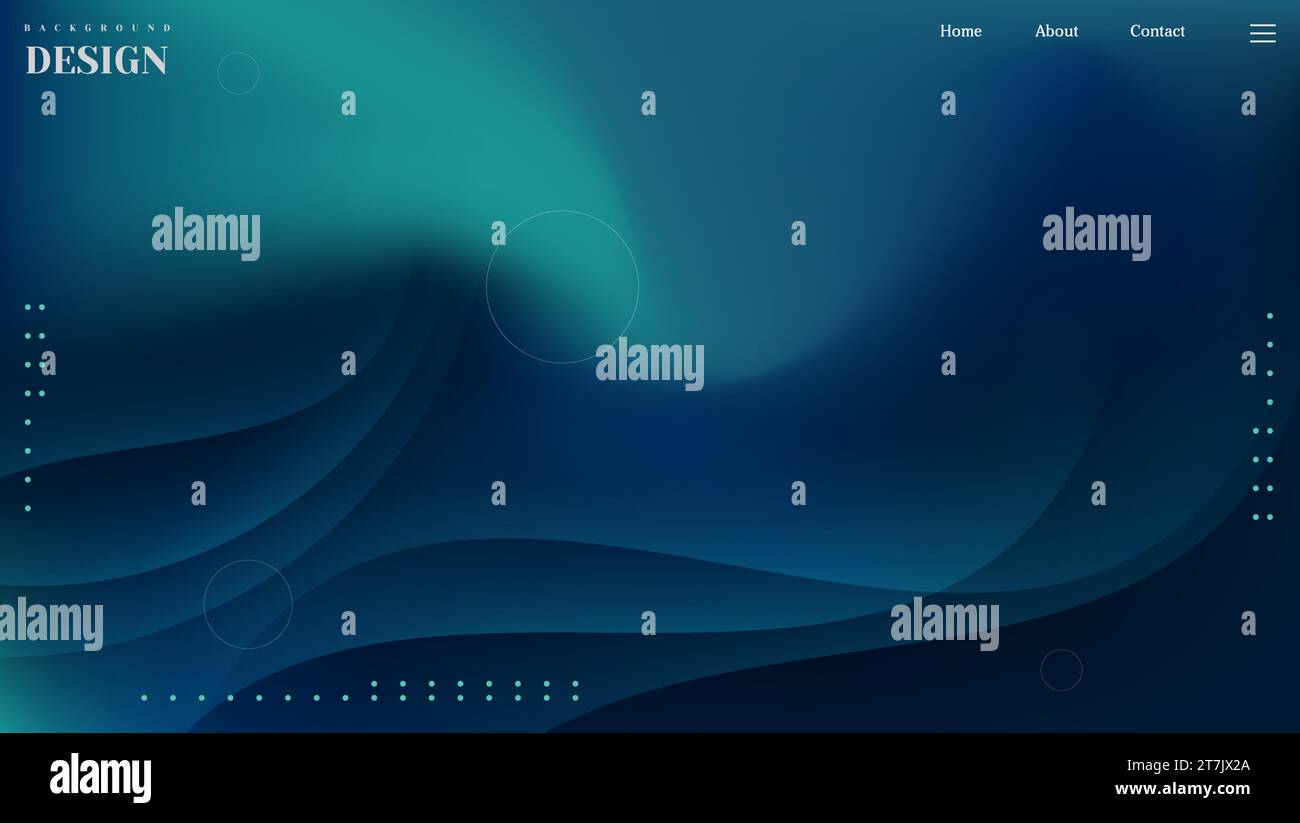 abstract dark blue blurred background with wavy shapes composition ...