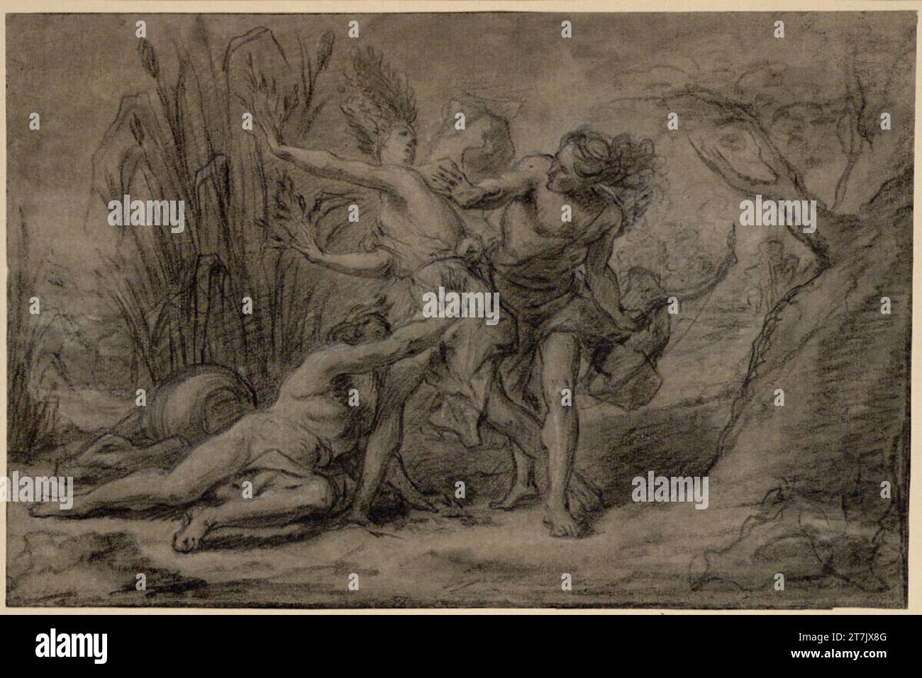 Filippo Lauri Daphne, persecuted by Apoll, is transformed into a laurel ...