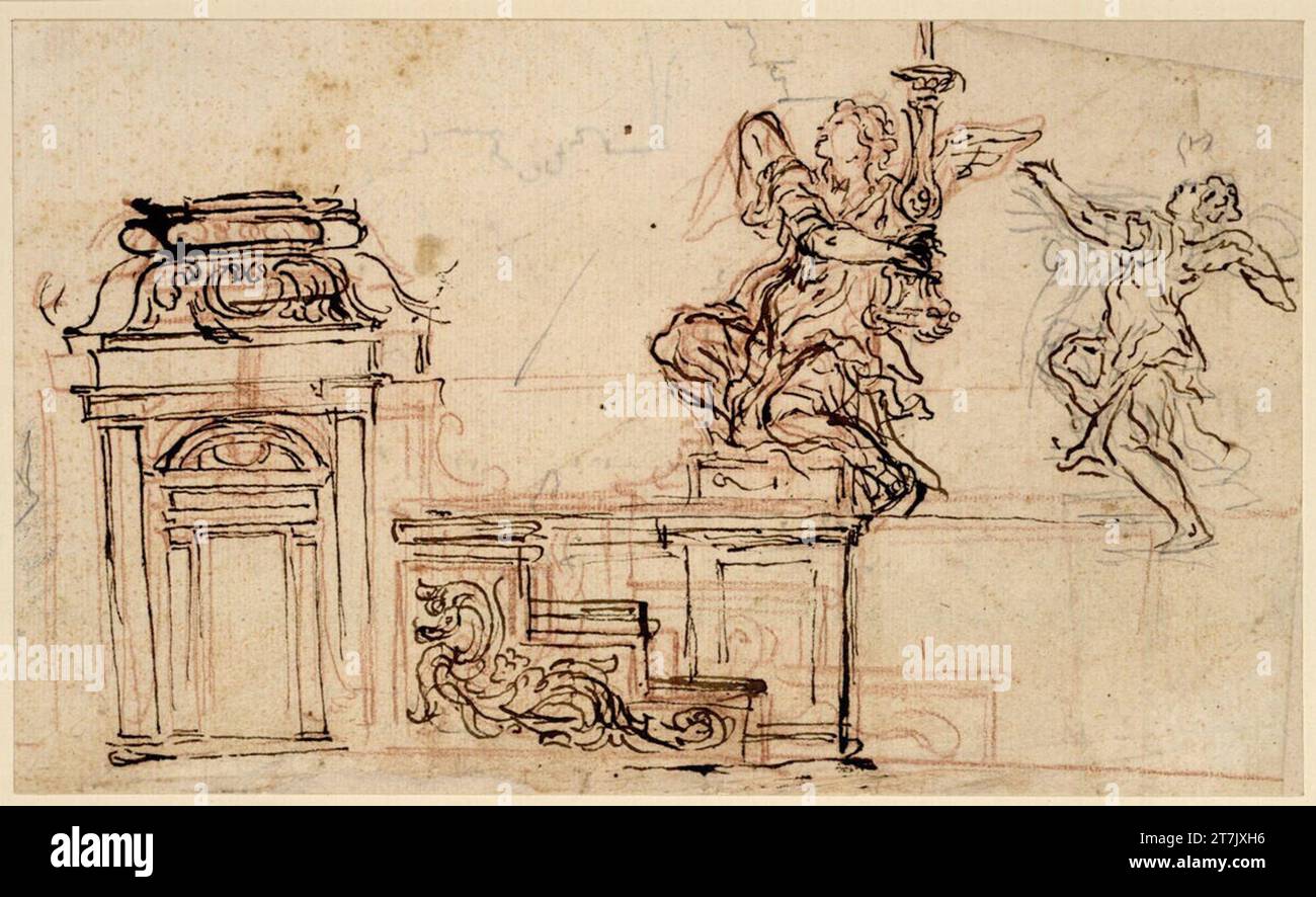 Red chalk drawing architecture hi-res stock photography and images - Alamy